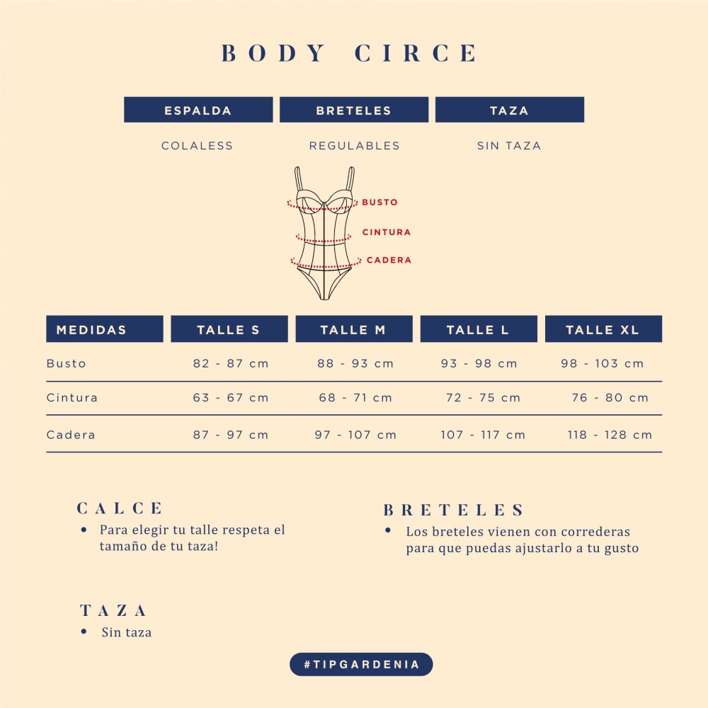 Body Circe Negro
